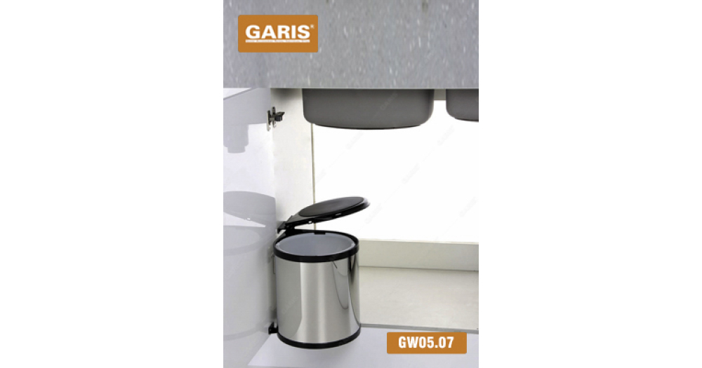 THÙNG RÁC TRÒN ĐƠN GARIS GW05.07